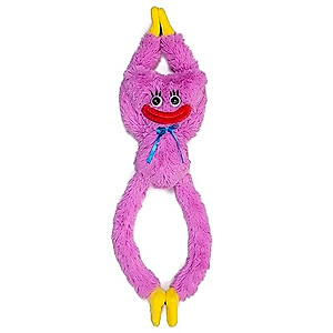 Poppy Playtime Huggy Wuggy Plush Doll - Collectible Toy for All Ages (19" Smiling Kissy Miss)