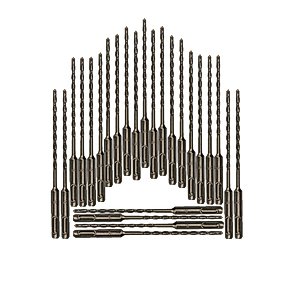 25PC, Rotary Drill Bit,SDS Plus Bits, 3/8" x 8", Masonry Drill bit Set, SDS+ Hammer Bits