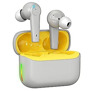 Kingstar Wireless Earbuds for Android,Bluetooth 5.2 Earbuds with Microphone Active Noise canceling Ear Buds Touch Control LED Display Blue Tooth Headphone HiFi Stereo for iPhone USB-C Charging