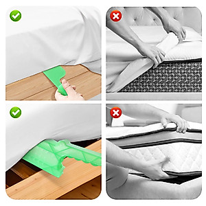 MAXHJX Mattress Lifter Wedge for Changing Sheets: Bed Maker Tool to Helps Lift The Mattress and Hold The Mattress - Alleviating Back Pain (Green)