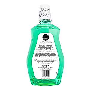 Amazon Basics Fresh Breath Mouthwash, Mint, 50.7 Ounce (Pack of 1), (Previously Solimo)
