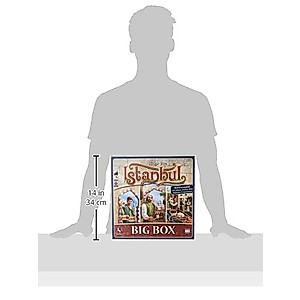 Alderac Entertainment Group (AEG) Istanbul Big Box - Board Game, Collect Gems, Be a Master Merchant, 2 to 5 Players, 40 to 60 Minute Play Time, for Ages 10 and Up, Alderac Entertainment Group (AEG)