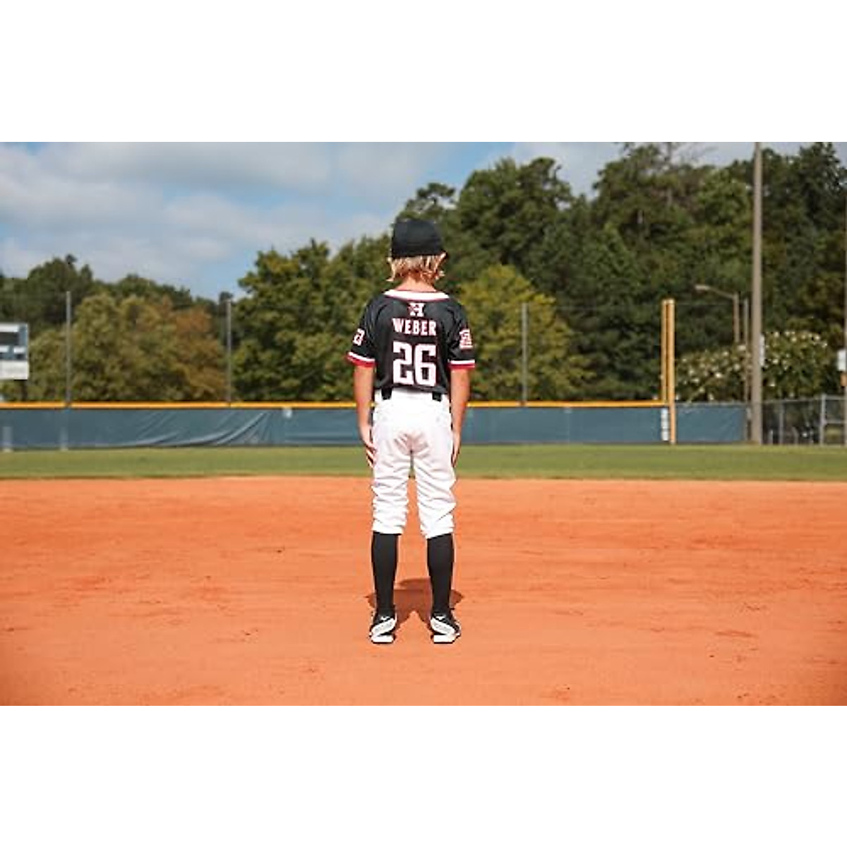 Mizuno Boys Youth Premier Short Piped Pant S White-Black, White/Black, Small US