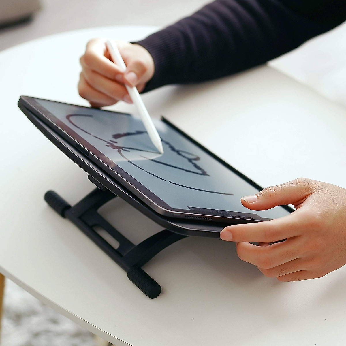 Parblo PR 100 Universal Tablet Stand, Adjustable from 10 to 16 inch for Drawing Tablets, Monitors, Compatible with iPad, Microsoft Surface Pro Series, Laptop