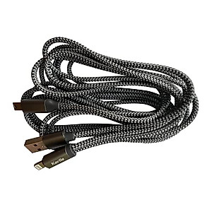Compatible with Blue Yeti to iPhone 8 Pin Cable, Connect Blue Yeti to iPhone, Adapter, Adaptor, with USB Charging for iPhone 14 Plus 13 Pro Max 12 11 Xs Xr, iOS to Mini USB Cord for Yeti Nano DAC, 6ft