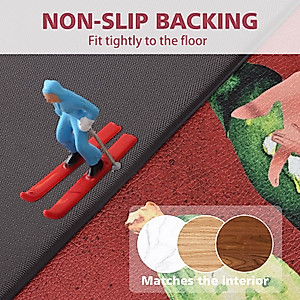 FRAMICS Chef Kitchen Rugs Sets of 2, Non Slip Cushioned Kitchen Mats for Floor Comfort PVC Mat, Waterproof Kitchen Mats and Rugs, Memory Foam Kitchen Floor Mat for Kitchen, 17 x 47 + 17 x 30 Inch