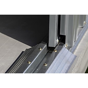 Arrow Classic Steel Storage Shed, 6x4, Charcoal