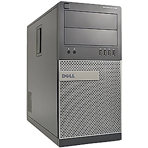 Dell Optiplex 990 Tower Premium Business Desktop Computer (Intel Quad-Core i5-2400 up to 3.4GHz, 16GB DDR3 Memory, 2TB HDD + 120GB SSD, DVDRW, WiFi, Windows 10 Professional) (Renewed)