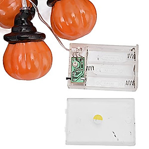 20Pcs LED Pumpkin Lantern, 3m Dual-Mode Decorative Lights, Suitable for Holiday, Home, Halloween, Garden, Porch, Fence Decoration Lights