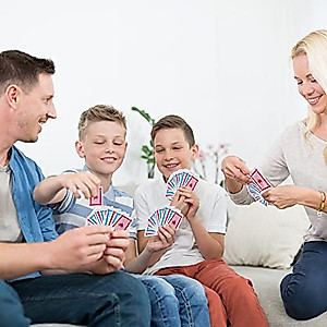 Gamie 2.5 Inch Mini Playing Cards- Pack of 6 Decks- Miniature Card Set- Small Casino Game Cards for Kids, Men, Women- Novelty Gift, Magic Party Favor for Boys Girls, Decoration Idea