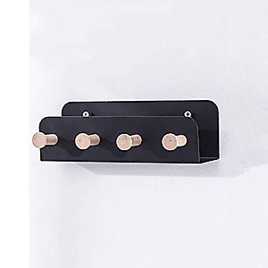 JJZXD The Door Hook Hanger, Over Door Coat Rack with 4 Hooks, Rack for Coat Hat Clothes Towel