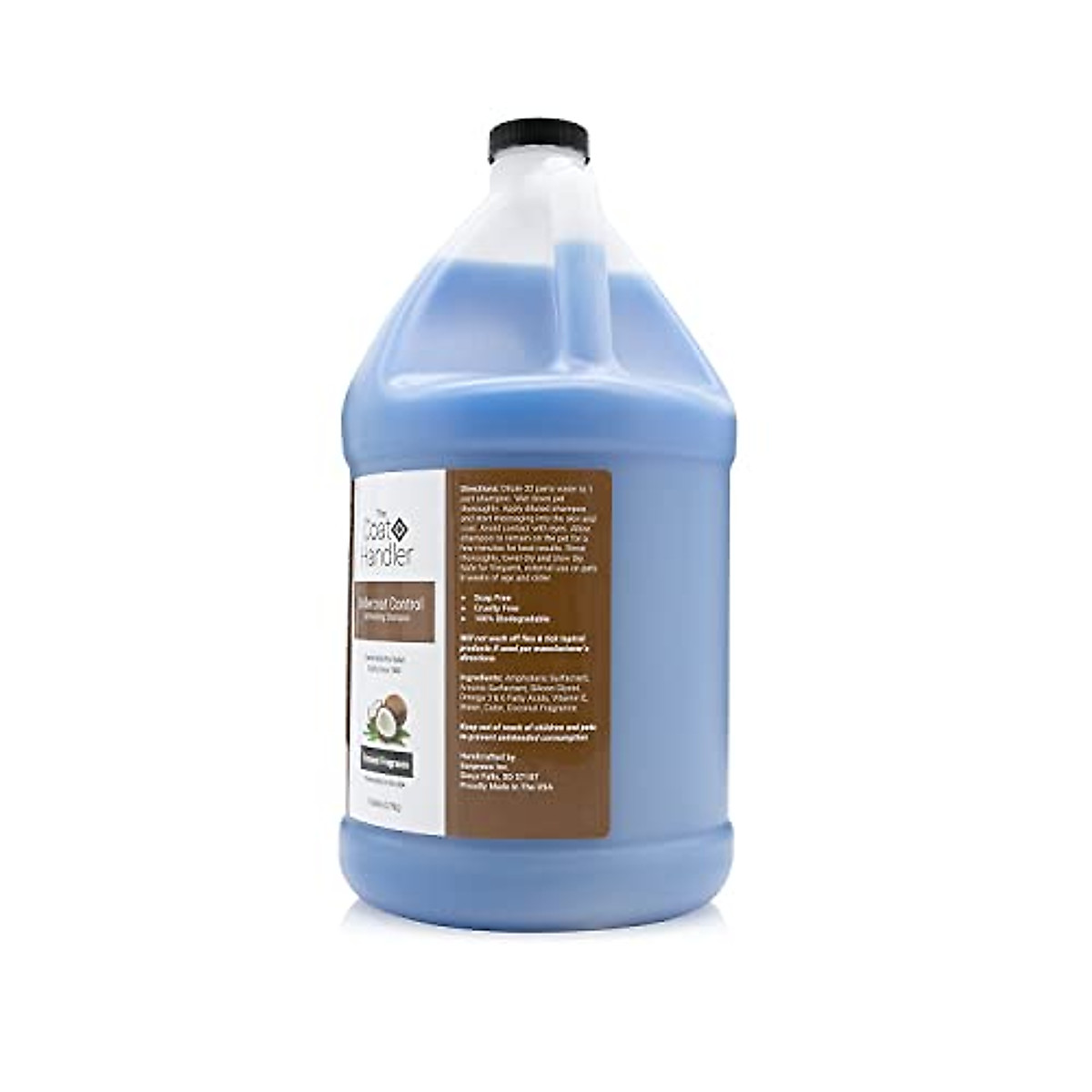 The Coat Handler Undercoat Control deShedding Dog Shampoo, 1 Gallon - Combats and Reduces Shedding, Undercoat Removal, Omega 3 & 6 Rich, Vitamin E Strengthens The Hair Follicle, Natural Ingredients