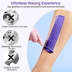 BLITZWAX Hard Wax Beads for Hair Removal 1lb Black Cologne Wax Beans for Coarse Hair Brazilian Wax for Bikini, Underarms, Back and Chest Large Refill Waxing beads for Women Men At Home Waxing