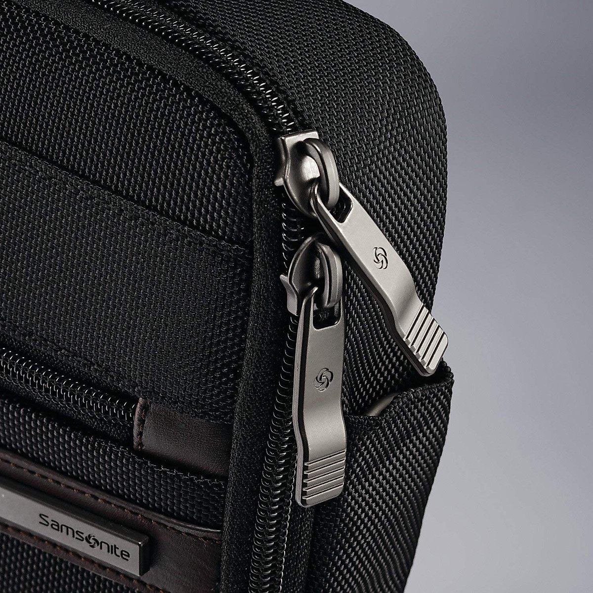 Samsonite Kombi Slim Briefcase, Black/Brown, One Size