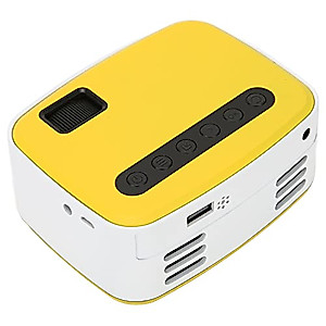 Cryfokt Wireless WiFi Mini Video Projector, 1080P HD Projector 110inch Portable Outdoor Movie Projector with Speaker 20000 Hours Led Projector Support Smartphone U Disk Mobile Hard Disk(#2)