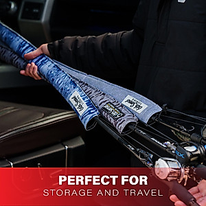 6th Sense Fishing Rod Sleeves (Baitcasting, Gray Camo)