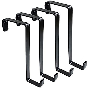 TIOYOTY Over The Door Shoe Organizer and 4 Pack Over The Door Hooks