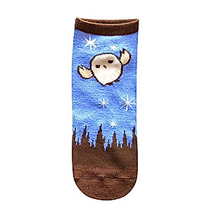 Hyp Harry Potter Hedwig Muggle Spells Juniors/Womens 5 Pack Ankle Socks Size 4-10