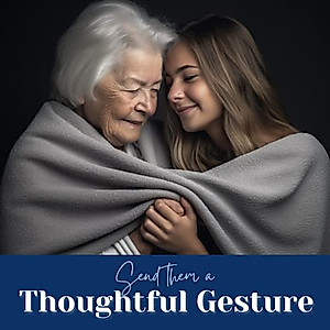 Wishmead Sympathy Gift Blanket - Memorial Gifts for Loss of Mother - Bereavement Gifts in Memory of Loved One Loss of Father Husband Condolence Grief Sorry Loving Funeral Rememberance