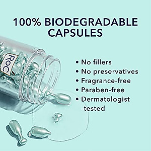 RoC Multi Correxion Hyaluronic Acid Night Serum Capsules (30 CT) for intesnt hydration + RoC Retinol Capsules (7 CT), Anti-Aging Skin Care, Wrinkle Treatment for Women & Men