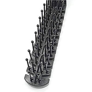 Aeyistry 3 Pcs Portable Travel Hair Comb Brush Foldable Massage Hair Comb Anti-static Hairdressing Tools Set(Black)