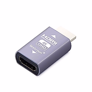 Hdmi Edid Emulator Passthrough 3rd Generrtion Aluminum fit Headlesskeep The EDID of The Monitor Active Switches and Extenders 3840x2160@59Hz 1P