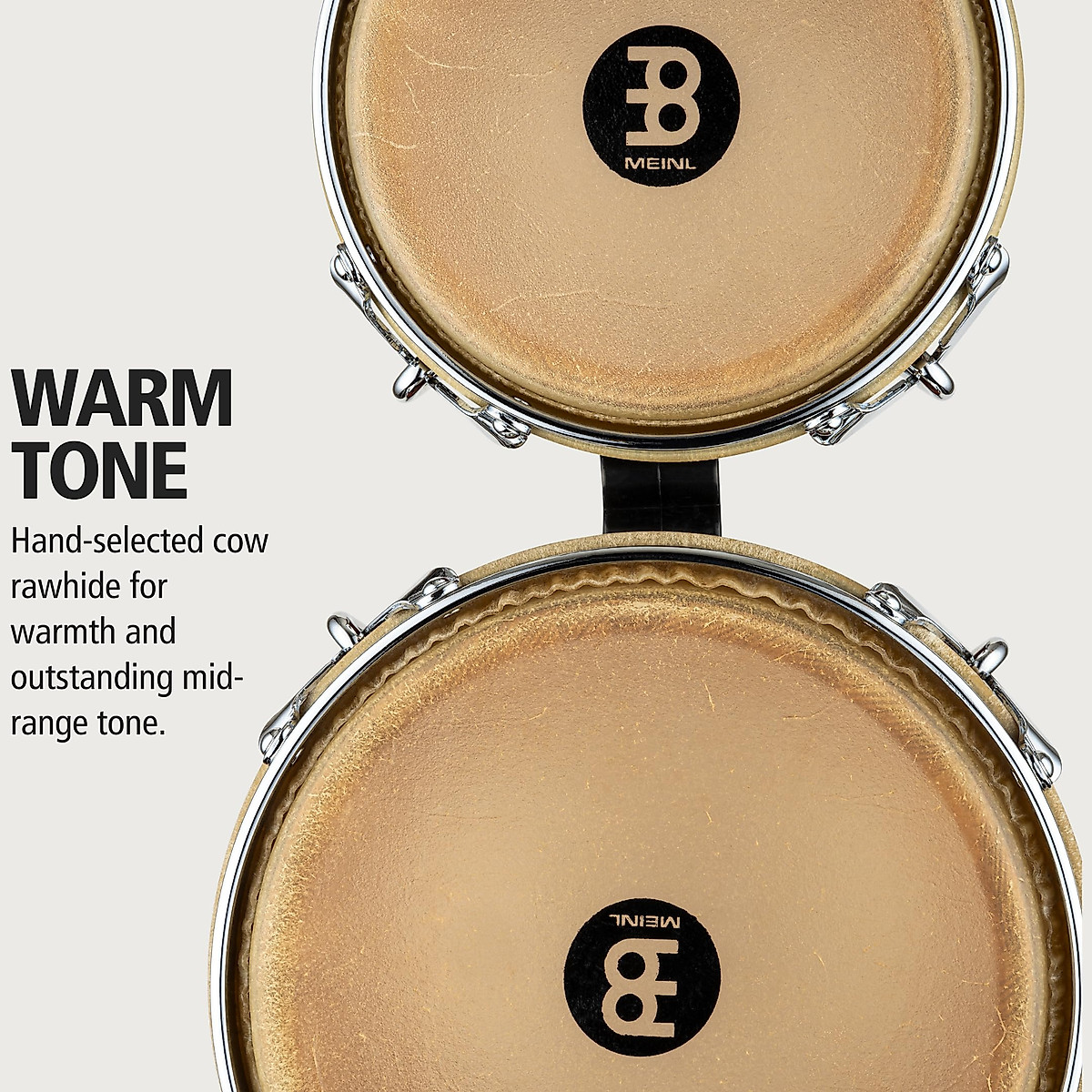 Meinl Percussion WB500AMB Free Ride Series Woodcraft Bongos, Antique Mahogany Burst