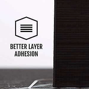 HATCHBOX ABS 3D Printer Filament, Dimensional Accuracy +/- 0.05 mm, 1 kg Spool, 3.00 mm, Black