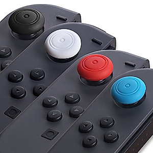 Ambertown Analog Controller Gamepad Thumb Stick Grips Thumbsticks Joystick Cap Cover for Switch NS Controller Joy-Con (4 Pair)
