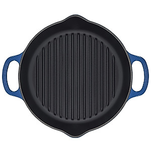 Le Creuset Enameled Cast Iron Signature Deep Round Grill, 9.75", Marseille
