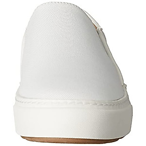 Amazon Essentials Women's Slip on Sneaker, White, 10