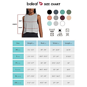 baleaf Workout Tops for Women Crop Tank Top Quick Dry Athletic Gym Exercise Sleeveless Shirts Muscle Yoga Loose Fit Heather Gray S