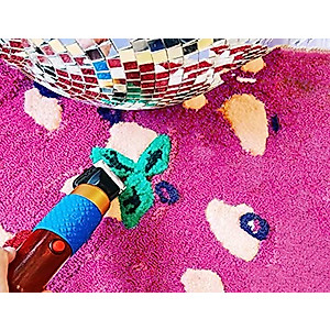 Carpet Trimmer with Shearing Guide, Electric Speed Adjustable Rug Tufting Carver Clippers, Electric Rug Shears Carpet Carving Tool for Handmade Rug Clean and Tufted Rug(with Stand Base and 2 Blades)