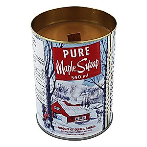 ECO Culture Candle Tin Maple Wooden Wick, 1 EA