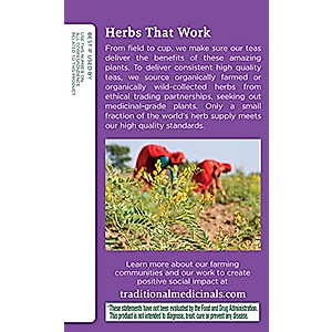 Traditional Medicinals Organic Smooth Move with Senna Herbal Tea, Relieves Occasional Constipation, (Pack of 2) - 32 Tea Bags Total