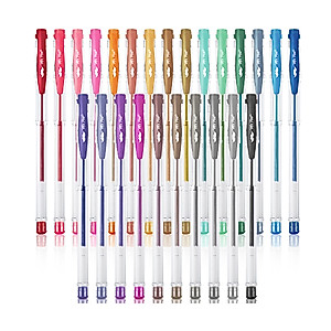 Mr. Pen- Metallic Gel Pens, 25 Unique Metallic Colors, Gel Pens for Adult Coloring Book, Gel Pen Set, Gel Pens Colored Gel Pens for Coloring, Colored Pens Gel, Coloring Pens for Adult Coloring Books