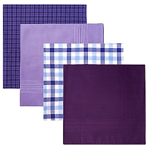 Retreez 8 Piece Pure Cotton Assorted Men's Handkerchiefs Hanky Gift Box Set - Assorted Set A5A005