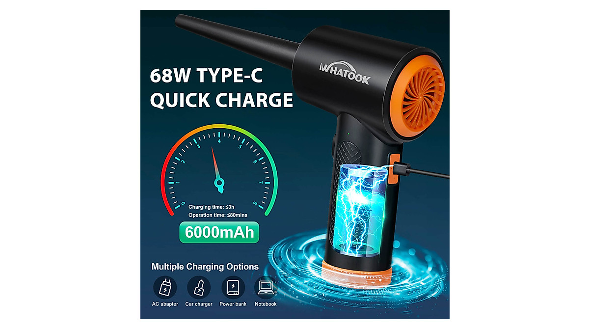 Reusable Electric Air Duster - Clean with Power & Precision