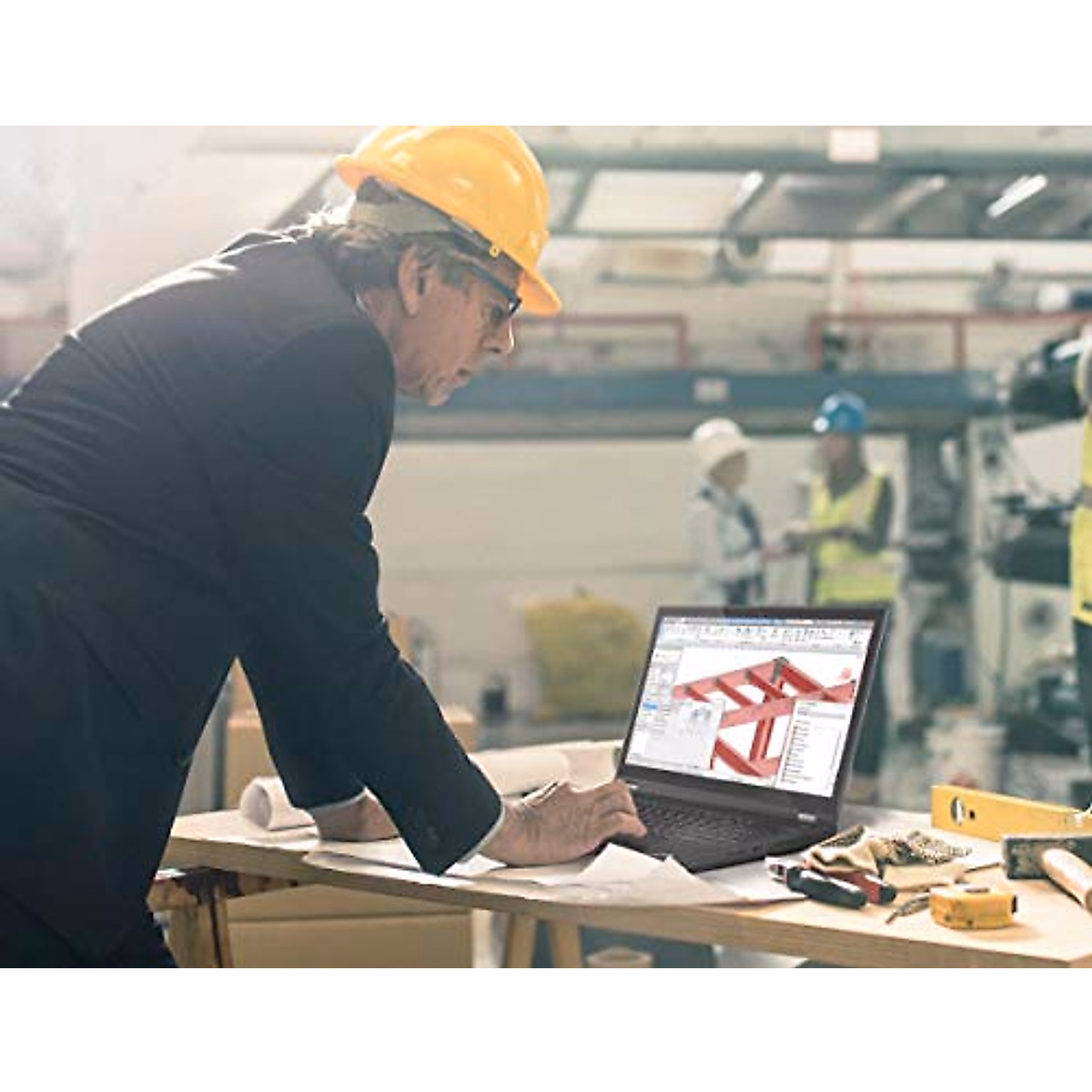 Lenovo ThinkPad P15 Gen 1 - High-End Workstation Laptop: Intel 10th Gen i7-10850H Octa-Core, 64GB RAM, 1TB NVMe SSD, 15.6" FHD IPS HDR Display, Quadro RTX 4000, Win 10 Pro, Black