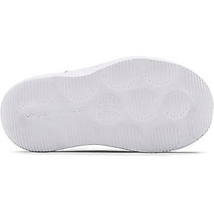 Under Armour Boys' Infant Runplay, Black/White, 8K Medium US