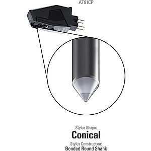 Kenwood KD-491F, KD-492F Cartridge and Stylus, AT300P, AT3482 Replacement