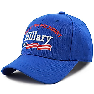 The Hat Depot Exclusive 3D Hillary Ready for President President Seal Cap (Royal)