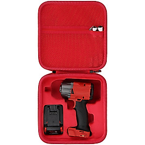 khanka Hard Case Replacement for Milwaukee 2767-20 M18 FUEL High Torque 1/2" Impact Wrench, Case Only