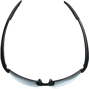 Revo Descend E: Polarized Filters UV, Rimless Small Rectangle Rectangular Sunglasses, Black Frame with Graphite Lens (RE 4060)