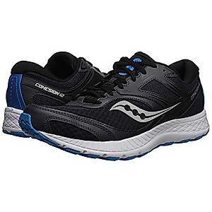 Saucony Men's Cohesion 12 Shoe Black/Blue 10.5 W