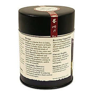 The Tao of Tea, Black Mango Black Tea, Loose Leaf, 4 Ounce Tin