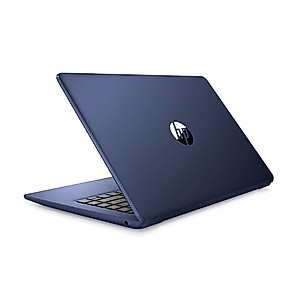 HP 2021 Stream 14" HD SVA Laptop Computer, Intel Celeron N4000 Processor, 4GB RAM, 64GB eMMC Flash Memory, Webcam, 1-Year Office, Intel UHD Graphics 600, Win 10S, Royal Blue, 128GB SnowBell USB Card