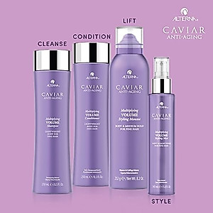Alterna Caviar Anti-Aging Multiplying Volume Styling Mist, 5 Ounce | For Fine, Thin Hair | Light Hold | Sulfate Free , 5 Fl Oz (Pack of 1)