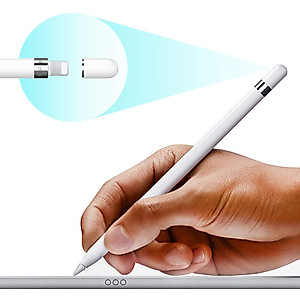 iPencil Cap, TITACUTE Magnetic iPen Cap for Apple Pencil 1st Generation Stylus Pen Replacement Top Cover for Apple Pencil 1 Gen for iPad Pro 10.5 12.9 9.7 inch for iPad 10 9 8 7 Air 3rd Mini 5th White
