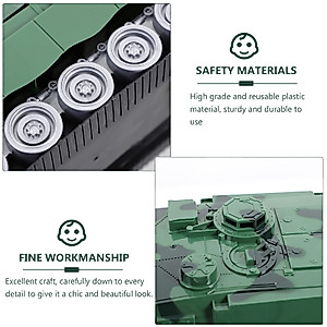Toddmomy Tank Models Toy Tank Plastic Tanks Kids Toys Mini Tank Toy Vehicle Toys Deck Decorations for Kids Boys Girls